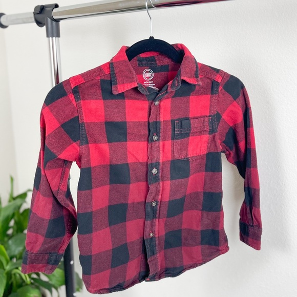 wonder nation | Shirts & Tops | 3 For 2 Wonder Nation Red Plaid Shirt ...